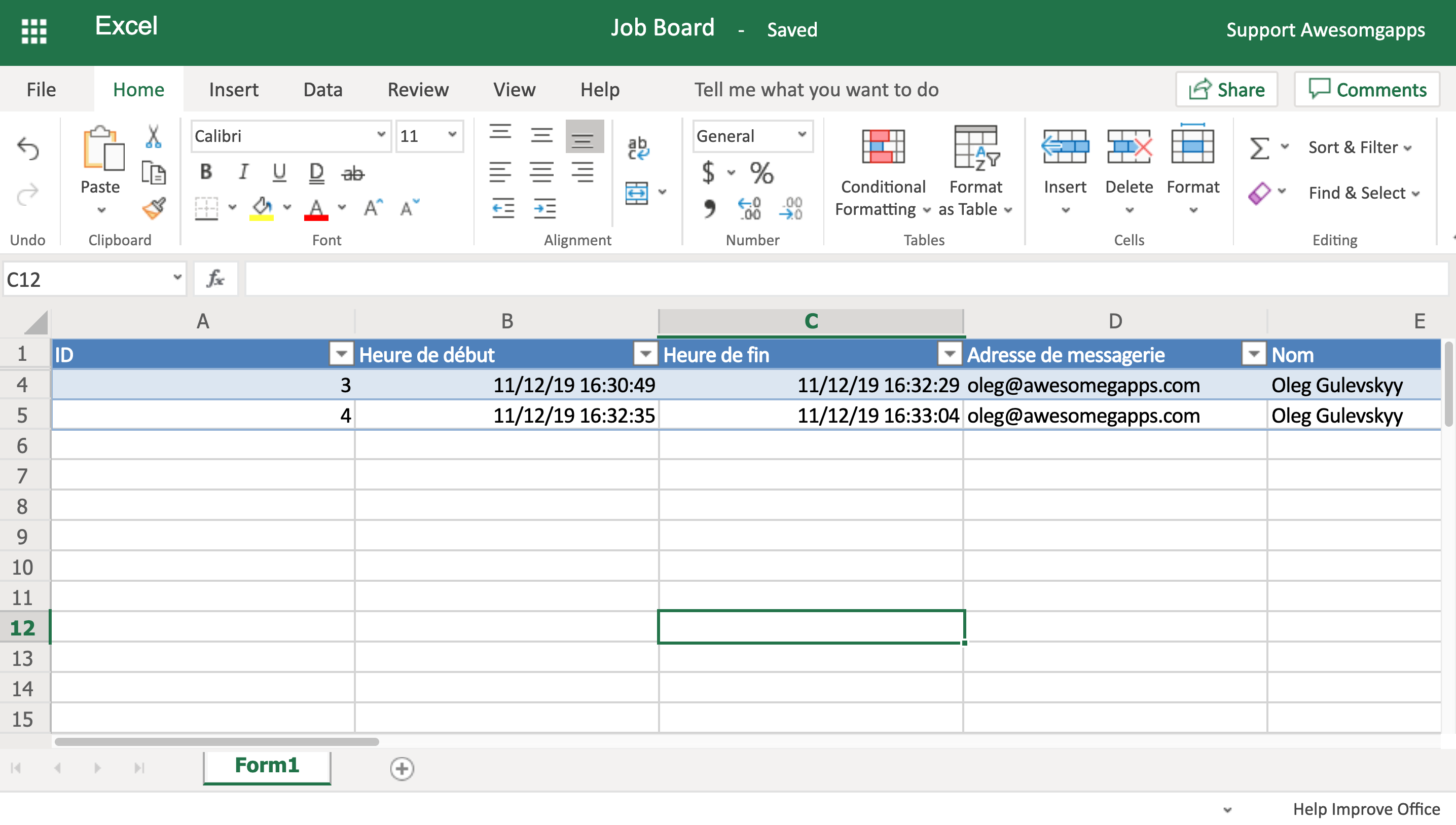 Excel Tabular Form Retirementgute